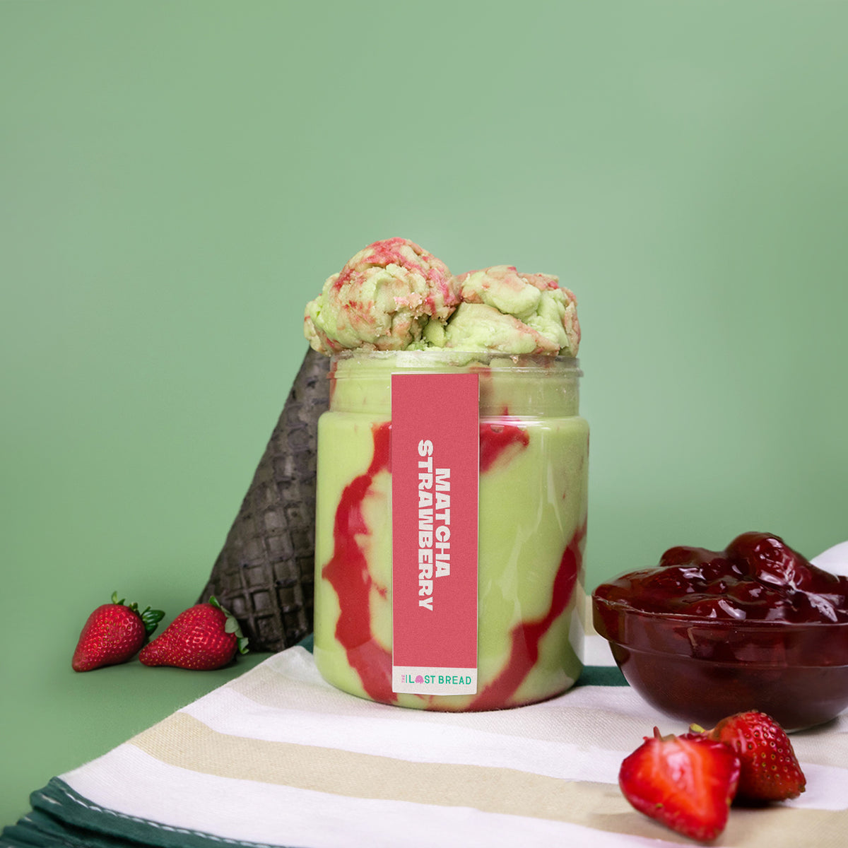Matcha Strawberry (Pint) | The Lost Bread Online